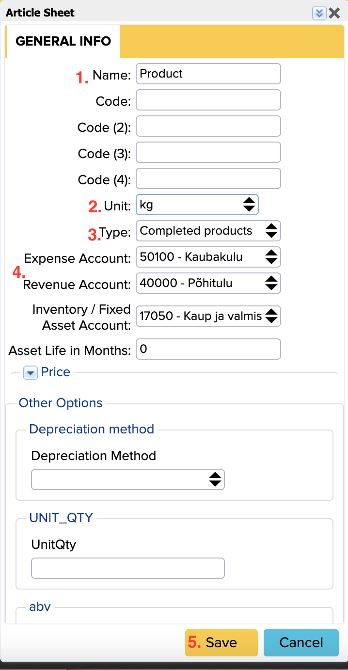 Article Management in Manufacturing Companies - ERPLY Books